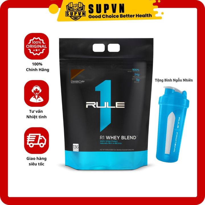 Rule 1 Blend 10lbs (4.54kg) - Sữa tăng cơ bổ sung Protein cho người tập ...