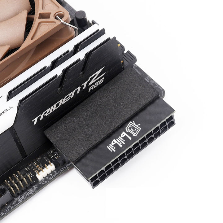 ข้องอ PSU ATX 24Pin Adapter Right-Angle 90° Connector 5V ARGB PC ...
