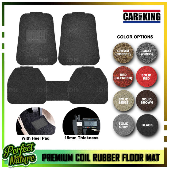 CARMATKING 15mm Universal SPAGHETTI / COIL Rubber Matting 5pcs/set ...