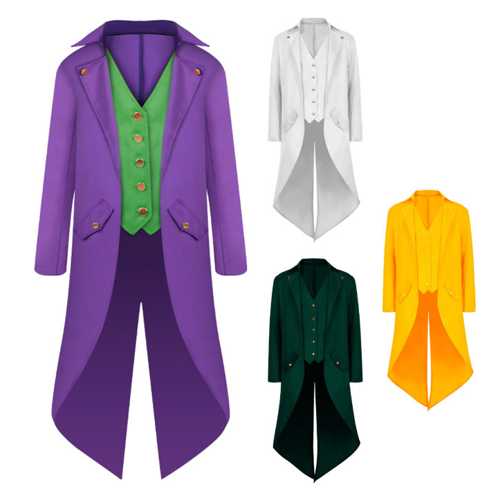 Norkee Medieval Tuxedo Costume Men Steampunk Jacket Medieval Tuxedo ...