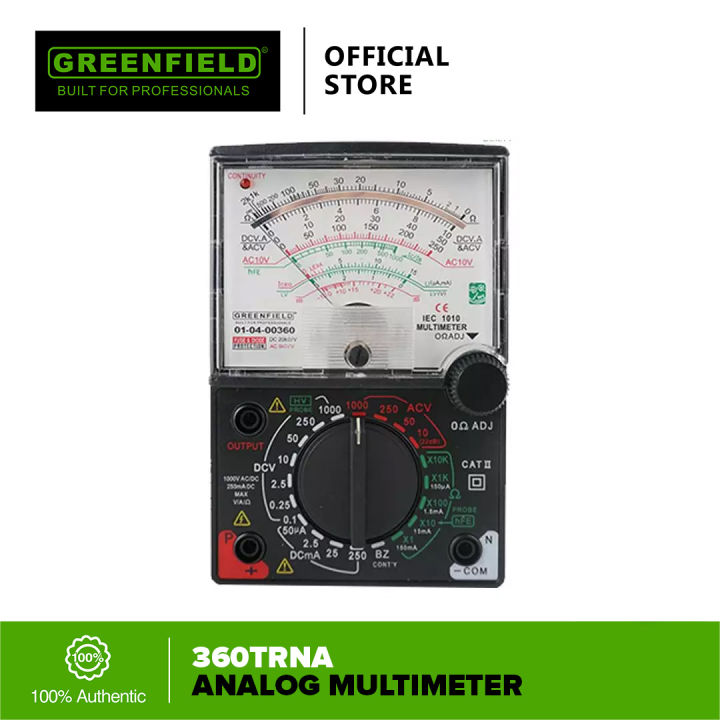 Greenfield Analog Multimeter 360TRNA - Measuring Tool | Lazada PH