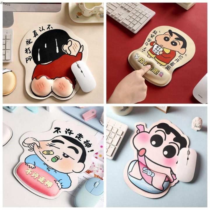 UTOPUS Wrist Rest Crayon Shin-chan Mouse Mat Cute Hand Support Gaming ...