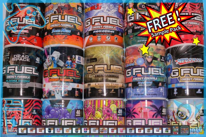 G Fuel Energy tubs Powdered Juice Drink 40 servings (280g) Gfuel gaming ...