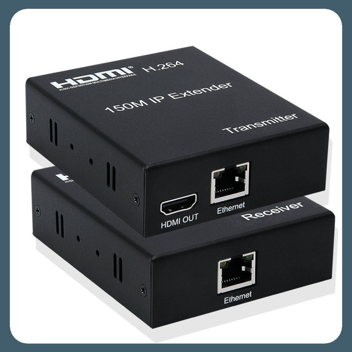 150M HDMI Extender over IP TCP Rj45 Cat5e/6 Cable 1080P HDMI to ...