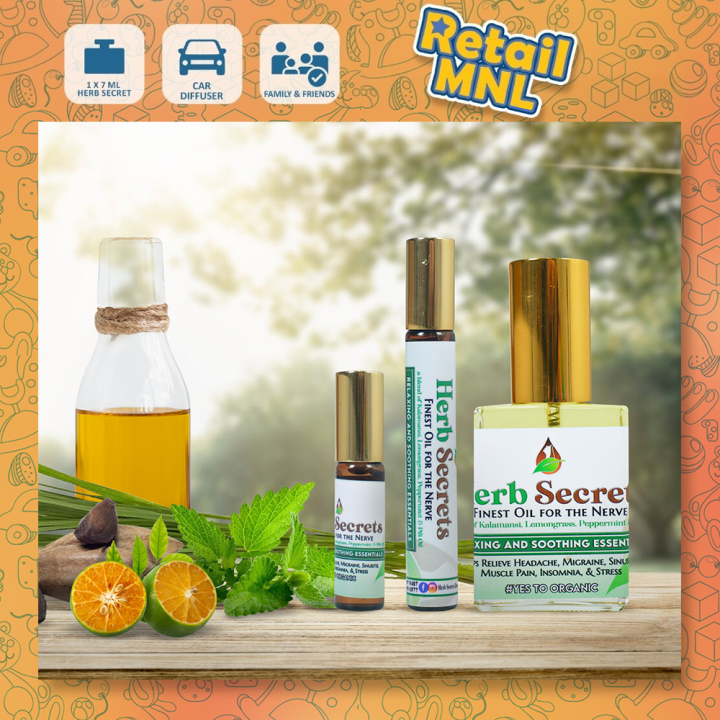 Retailmnl Herb Secrets Essential Oil Relaxing Soothing Organic | Lazada PH