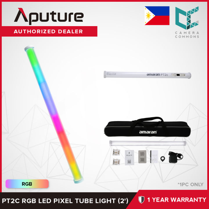 Aputure Amaran PT2c PT4c RGB LED Pixel Tube Light (2') (4') 2-Light ...
