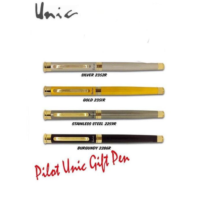 PILOT UNIC Roller Gel Pen Black Ink - GIFT PEN | Lazada