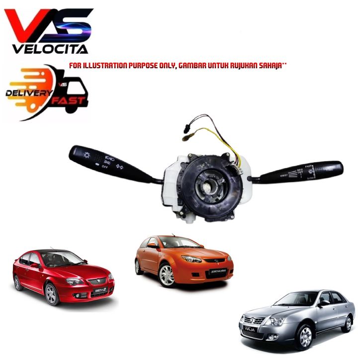 DELLOYD HEAD LAMP SWITCH PROTON WAJA CAMPRO GEN2 PERSONA SATRIA NEO ...