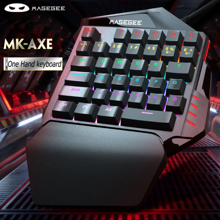 [6 years Warranty] MageGee TS31/Battle-AX One Handed Mechanical ...