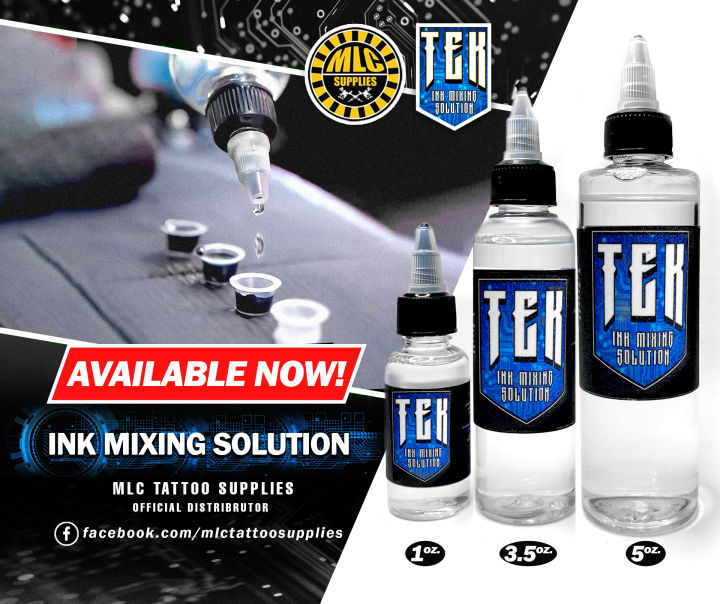TEK Ink Mixing Solution for Blending Tattoo Inks, Diluent Tattoo ...