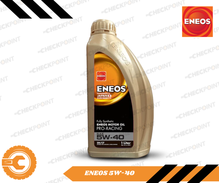 ENEOS Fully Synthetic Motor Oil Pro-Racing SAE 5W-40 for Gasoline ...