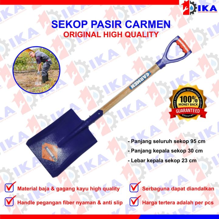Sekop CARMEN ORIGINAL 100% Biru / Sekop Besar Export Quality Sekop ...