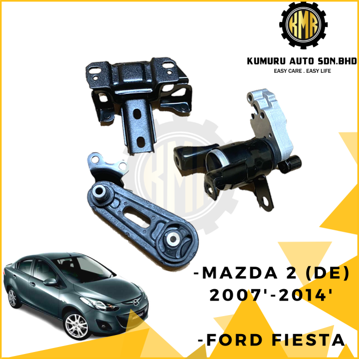 (1Set 3pcs) Engine Mounting Set Mazda 2 (DE) Ford Fiesta 2007-2014 ...