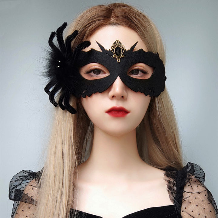 Spider Eye masks Half Face COSPLAY ชุดแฟนซีปาร์ตี้ props-อุปกรณ์คุณภาพ ...