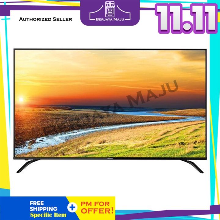 Sharp 70" 4K UHD Smart Android LED TV 4TC70BK1X | Lazada