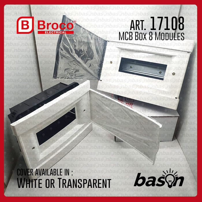 BROCO MCB Box 17108 - Kotak MCB 8 Group Inbow - MCB Panel Flush Mount ...