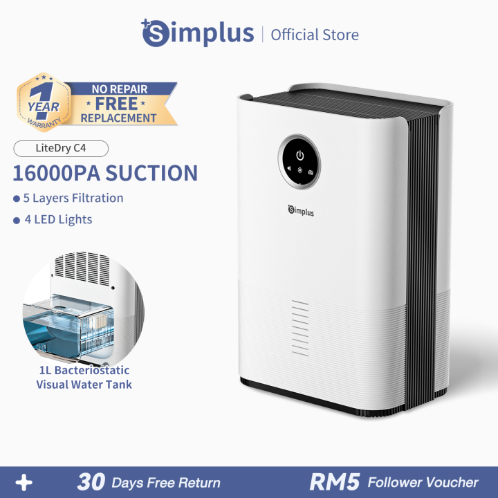 Simplus Dehumidifier Penyahlembap 500ml/Day 1L Water Tank ...