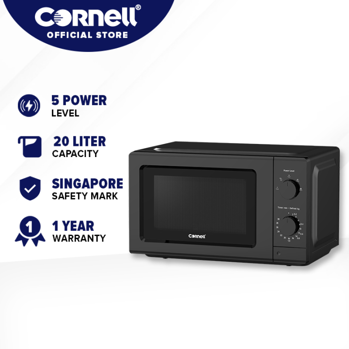 Cornell 20L Microwave Oven in Black or White CMOS202BK Powered by ...