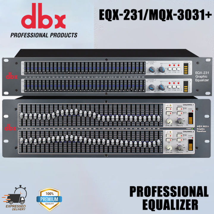 DBX EQX231/MQX3031+ Equalizer can effectively eliminate low-frequency noise, the best audio ...