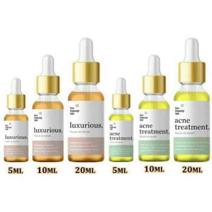 Bio beauty lab luxurious facial oil serum / acne treatment facial oil ...
