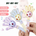 Infant and toddler clapping rattle toy children's holiday cheer hand ...
