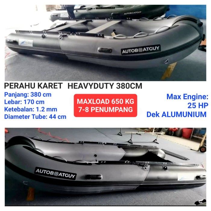 PERAHU KARET ( RUBBER BOAT ) MANCING / RESCUE HEAVY DUTY PVC LCR ...
