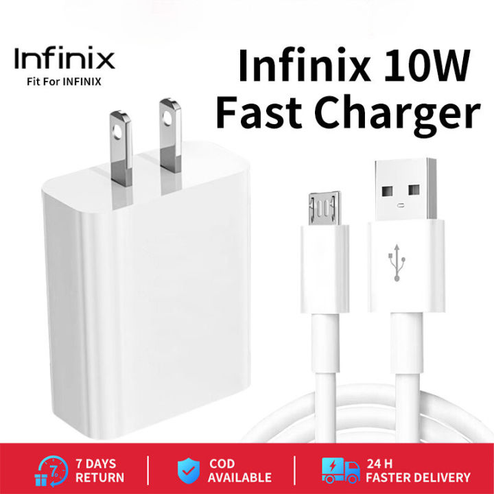 Infinix Charger 10W Fast Charging Micro Usb Type C Cable For Android ...