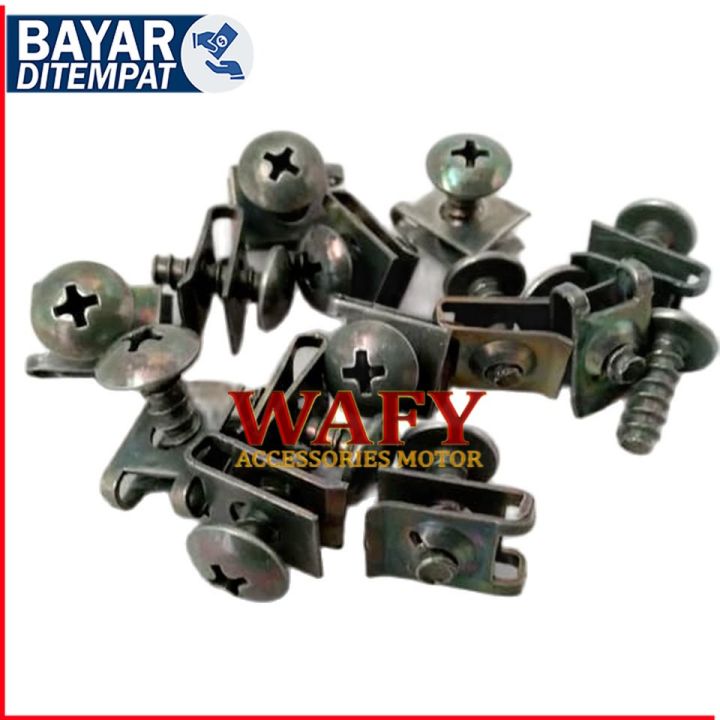 CB Klip Batok Baut Body Yamaha 1 Set 5x16 Klip Batok Yamaha 5mm M5 ...
