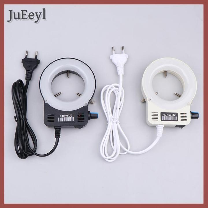 JuEeyl Microscope LED Ring Light Illuminator Lamp For Microscope Circle ...