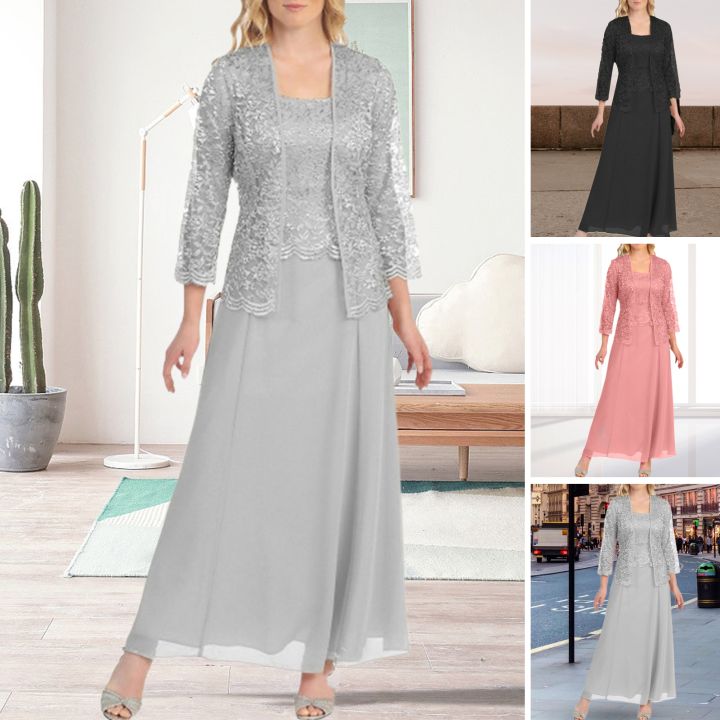 Shemi 1 Set Women Dress Long Sleeve Backless Chiffon Women Summer Lace ... Shemi 1 Set Women Dress Long Sleeve Backless Chiffon Women Summer Lace ...