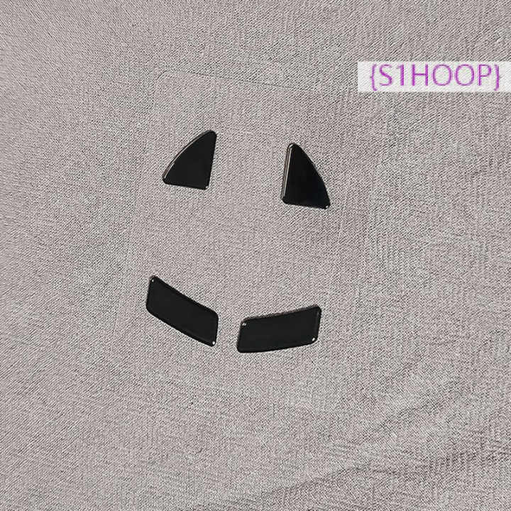 {S1HOOP} 1Pack Glass Mouse Skates Glide Feet Pads Mouse Feet Sticker ...