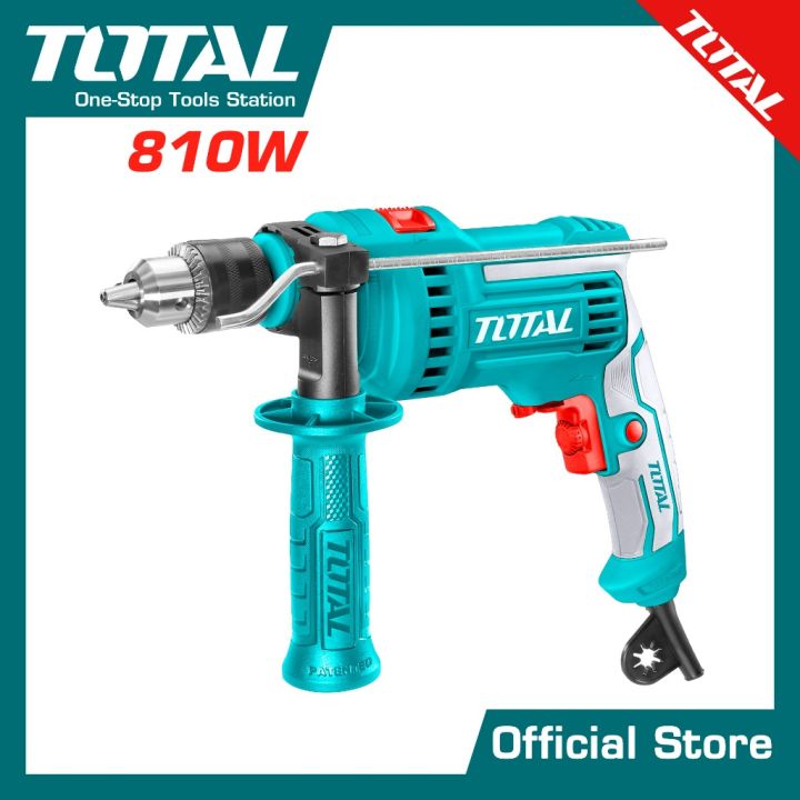 Impact drill/Bor Beton 810W 13mm TOTAL TG1081316 with hammer function | Lazada Indonesia