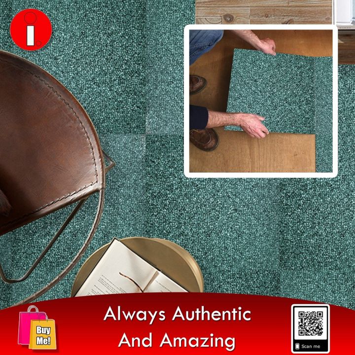 UNI Luxury Vinyl Tiles 60pcs 30x30cm 1.3mm -Carpet design#6101 | Lazada PH