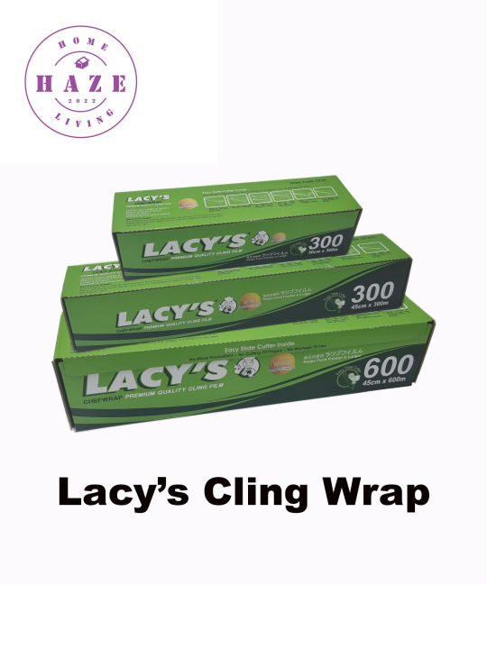 😍 SG Ready Stocks | Lacy's Cling Wrap w Slide Cutter | Chef Wrap ...