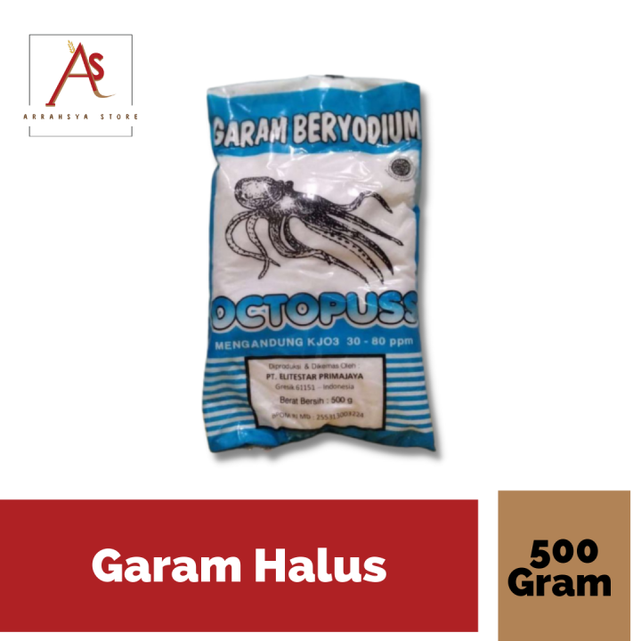 Garam Halus / Garam Beryodiyum / Octopus / 500 Gram | Lazada Indonesia