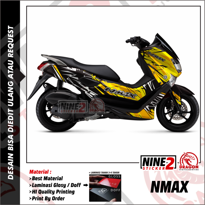 STICKER NMAX DECAL NMAX STRIPING NMAX FULL BODY STIKER NMAX DECAL ...