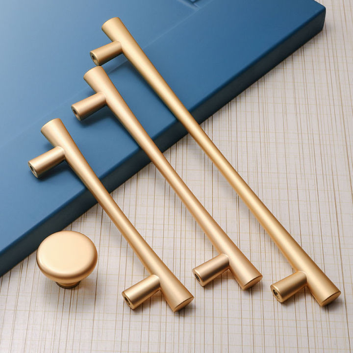 New Modern Long Bar Cabinet Handle Golden Drawer Wardrobe Knob ...