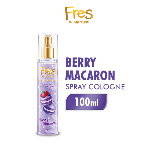 Fres & Natural Cologne Dessert Violet Berry Macaron Botol 100ml ...