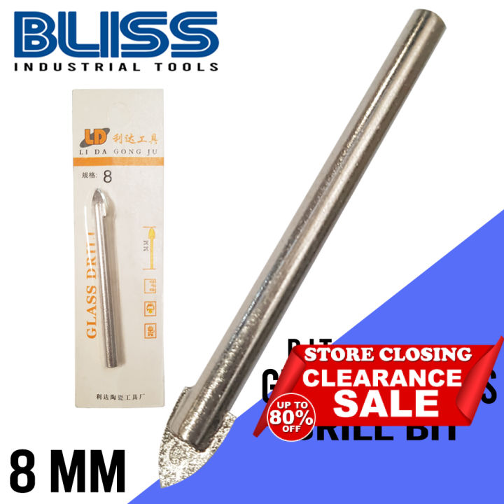 B.I.T. 8mm Glass and Tiles Spade Drill Bit | Lazada PH