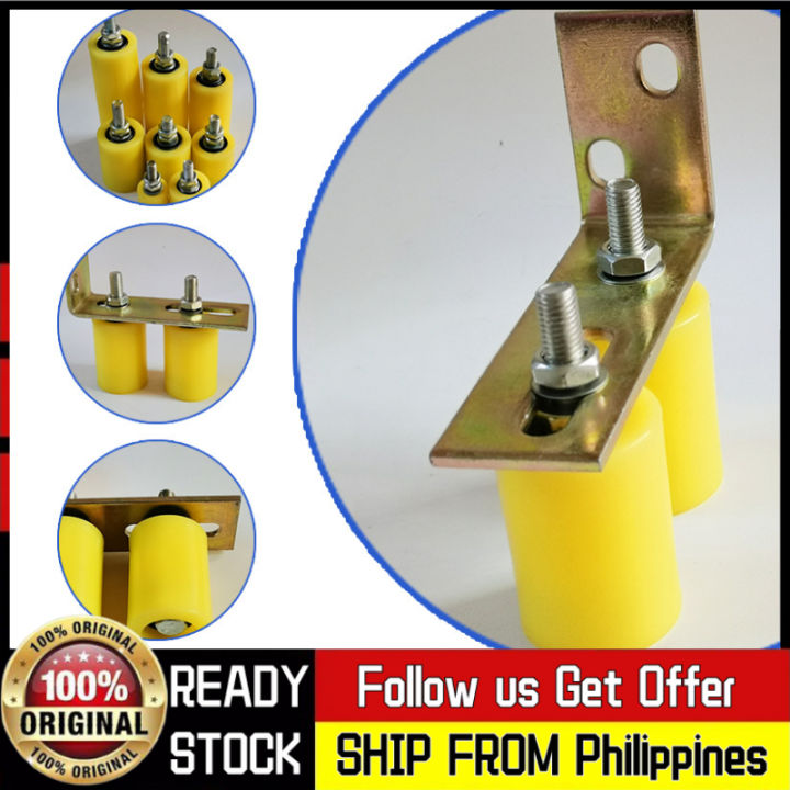 Yoqu Sliding Door Roller Guide Roller Wheel with L Post Bolted Bracket ...
