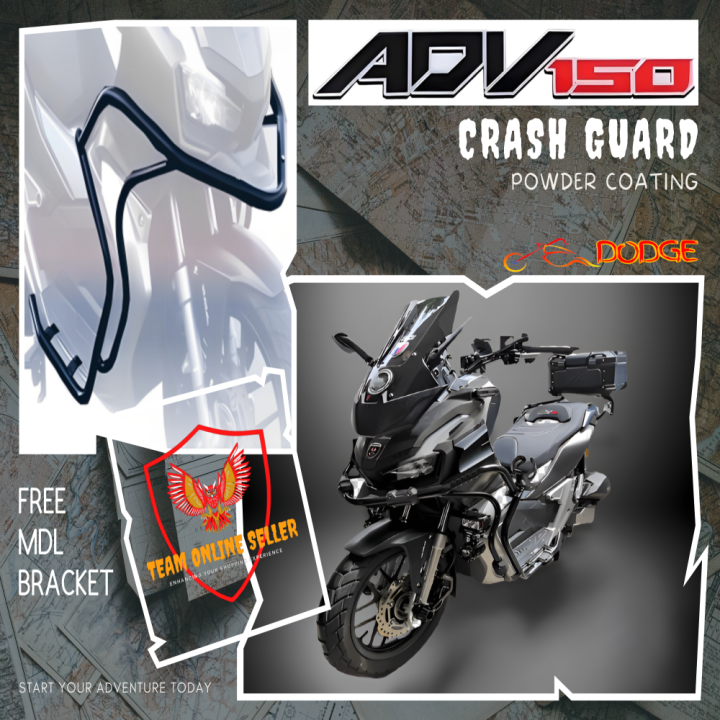 HONDA ADV 150 - HEAVY DUTY FULL CRASH GUARD - PHASE 1 | Lazada PH