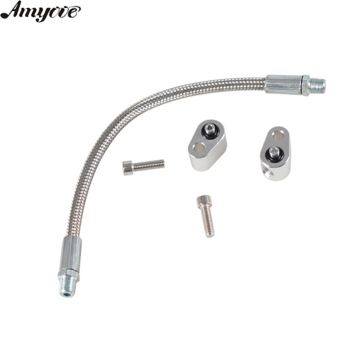 Aluminum Car Throttle Body Bypass Steel Braided Hose Kit Compatible For ...