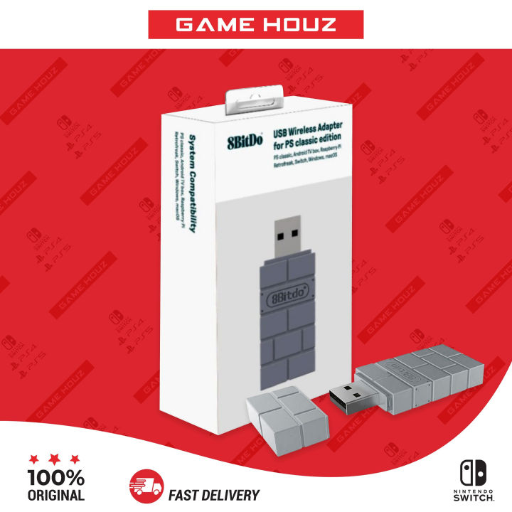 8BitDo USB Wireless Adapter For Windows/Mobile/Switch (3M warranty ...