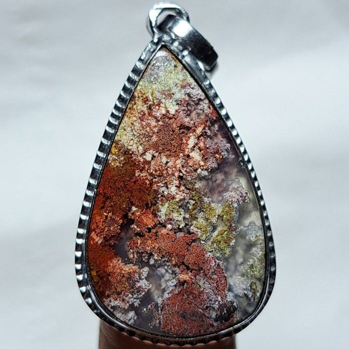 Liontin Batu Akik Natural Lumut Motif Gambar Moss Karang Laut Antik 33 ...