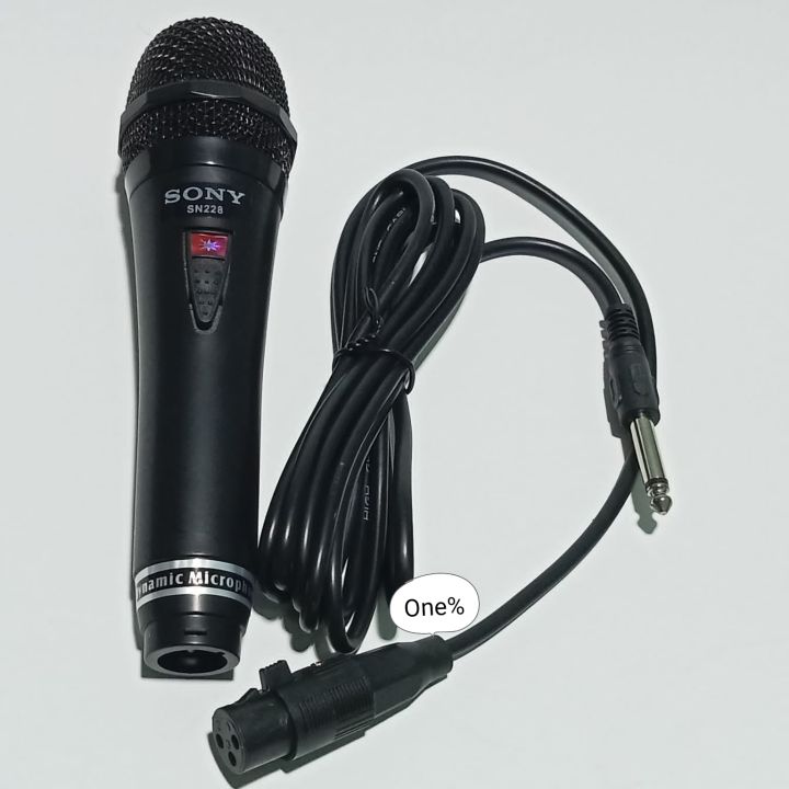 Mikrofon Kabel Genggam Karaoke Colokan Besar Perangkat Audio ...