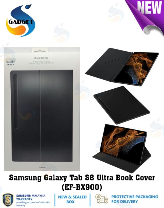 [Original] Samsung Galaxy Tab S8 Ultra Book Cover (EF-BX900) | Lazada