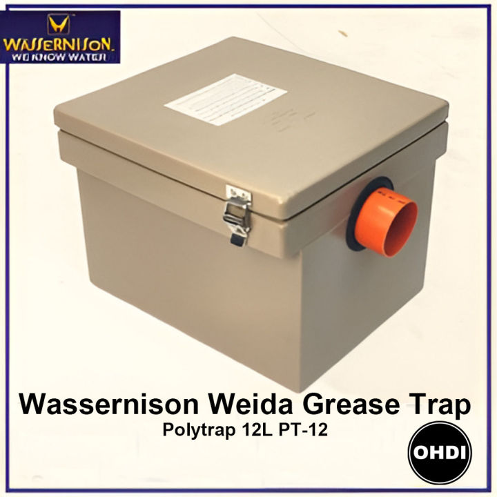 WASSERNISON Weida Grease Trap Polytrap 12, 18, and 28 Liters | Lazada PH