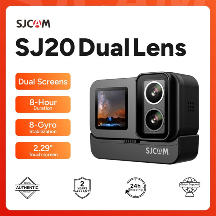 78Fkwrhiabm SJCAM SJ20 Lens Dual Cameras 4K Waterproof 5G WiFi Touch Screen Action Cam Camera ...