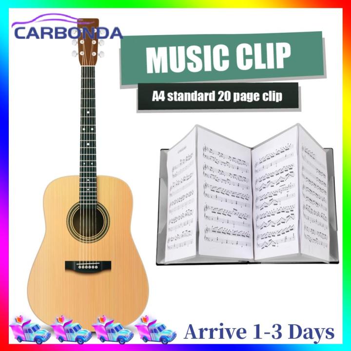 A4 Size Music Score Paper Sheet Note Folder 20 Pages File Music Book ...