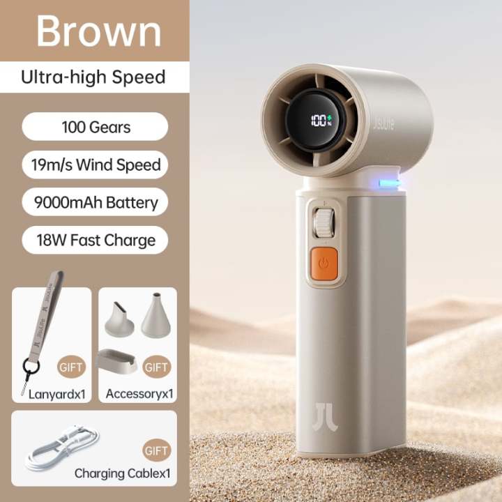 FLASHDEAL PROMO JISULIFE 3in1 Portable Turbo Jet Fan 5000mAh ...
